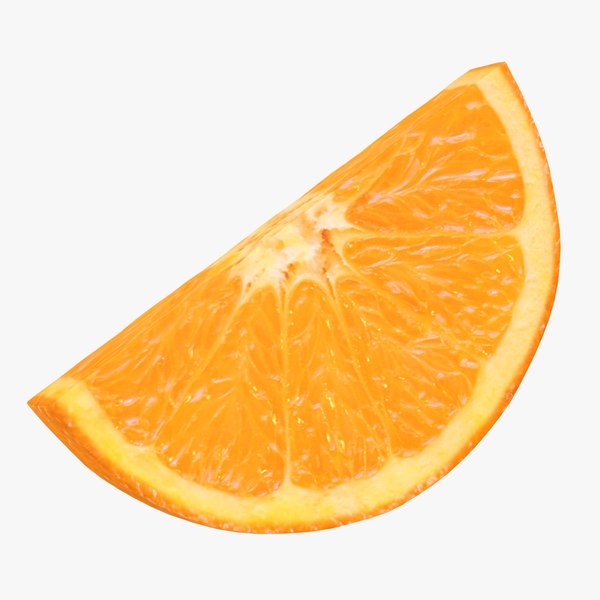 3D realistic orange slice model - TurboSquid 1490741
