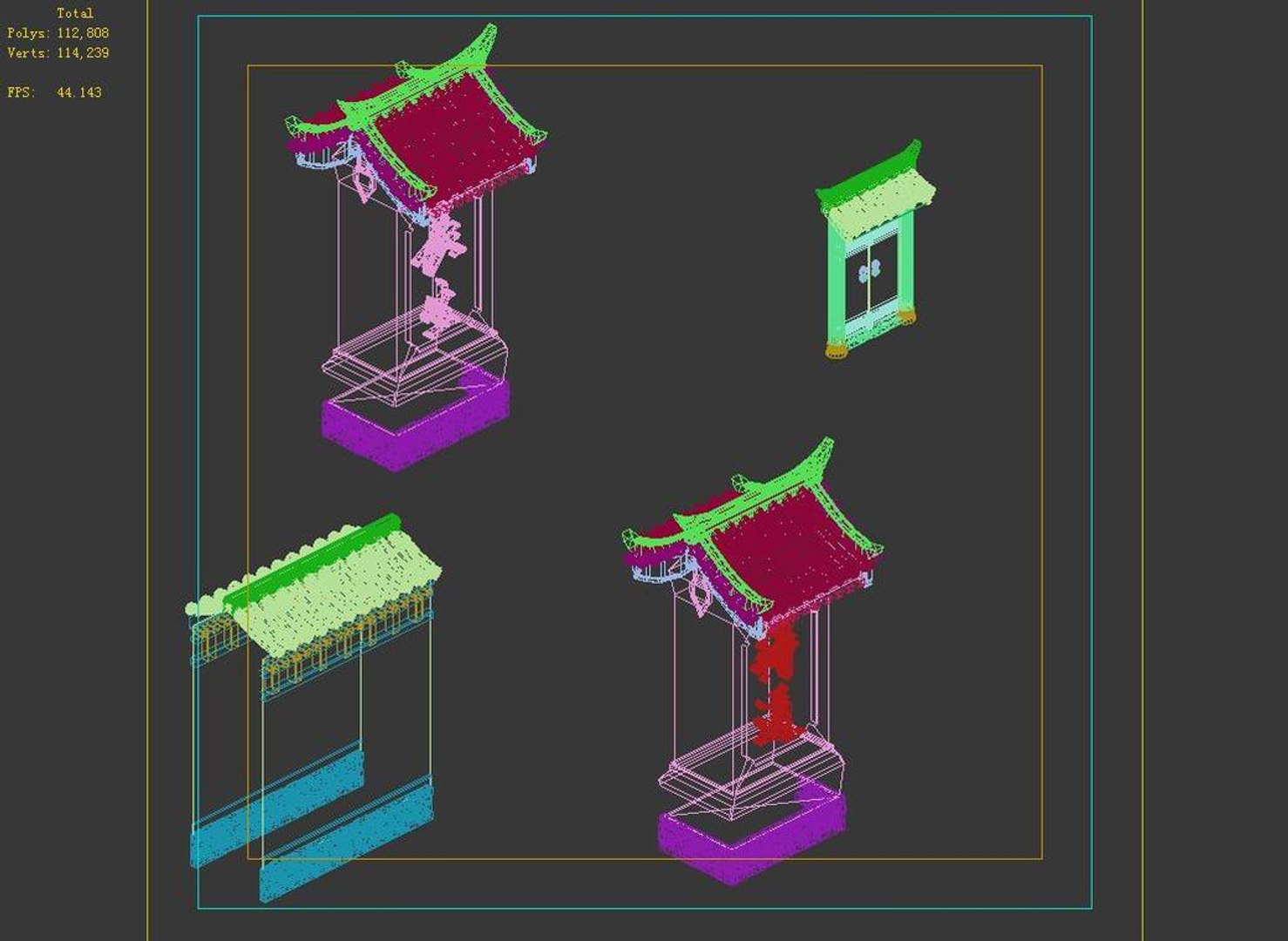 3D Building - Main City Wall - TurboSquid 1452970