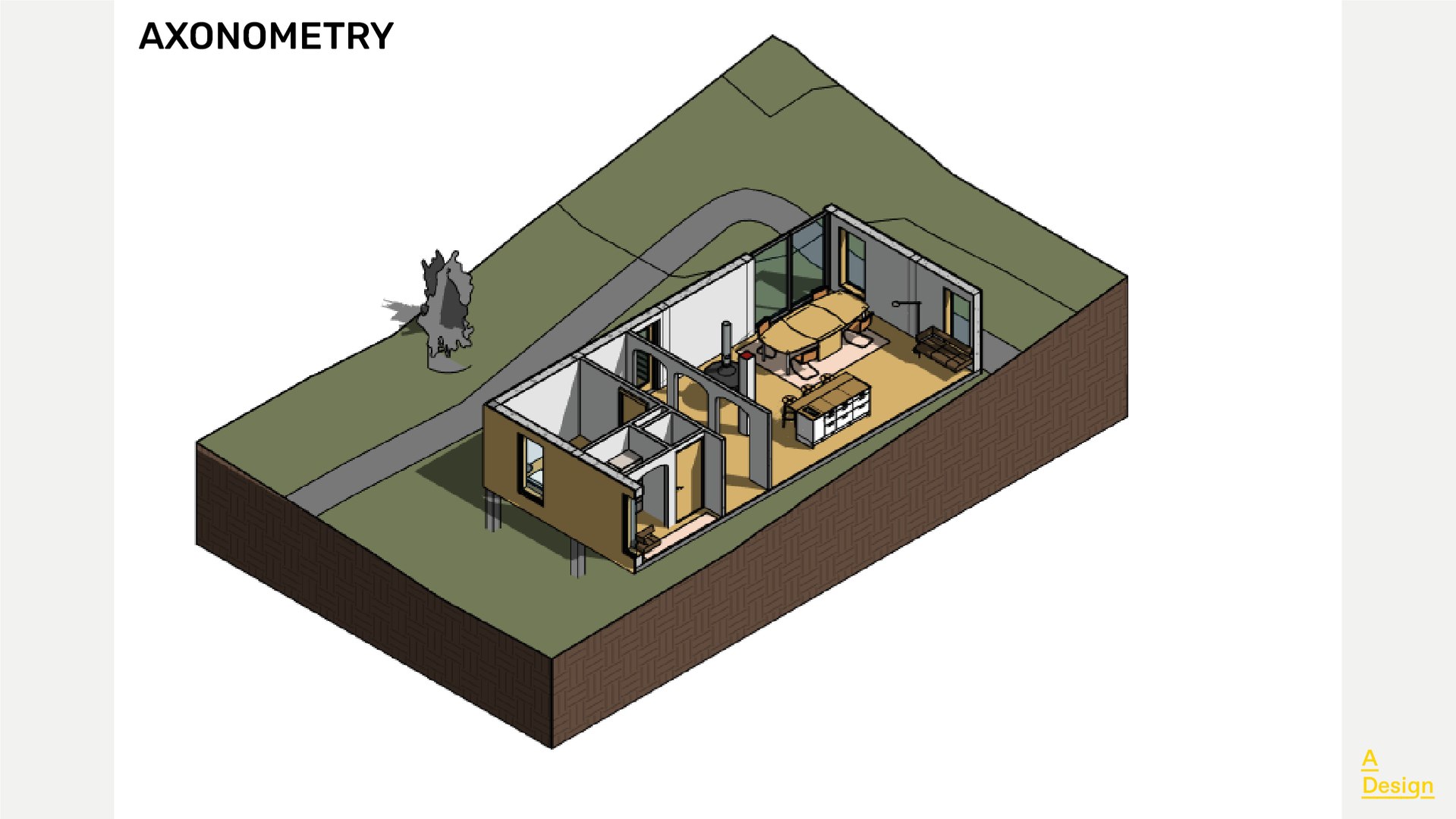 3D Square House - Revit Model - TurboSquid 2017261