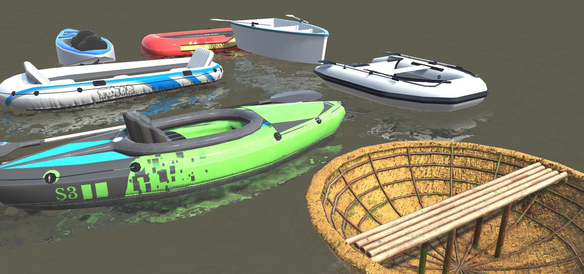 Boats Collections 3D Model - TurboSquid 2026443