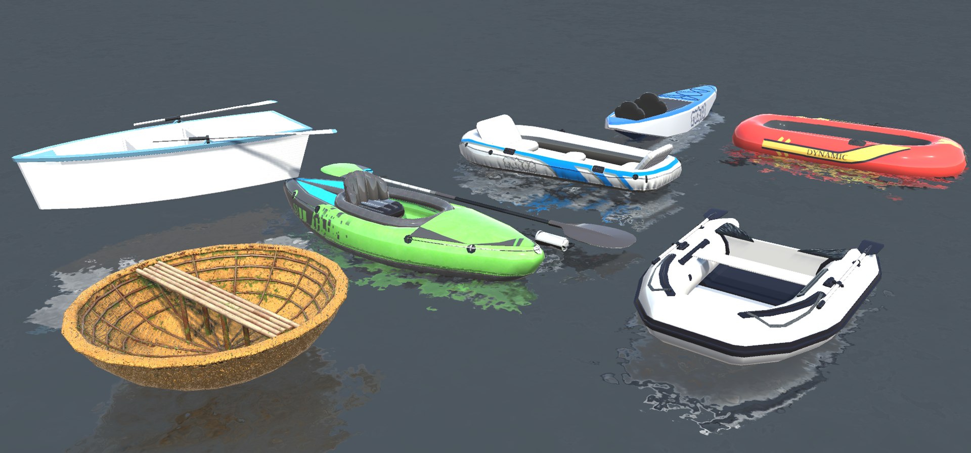 Boats Collections 3D Model - TurboSquid 2026443