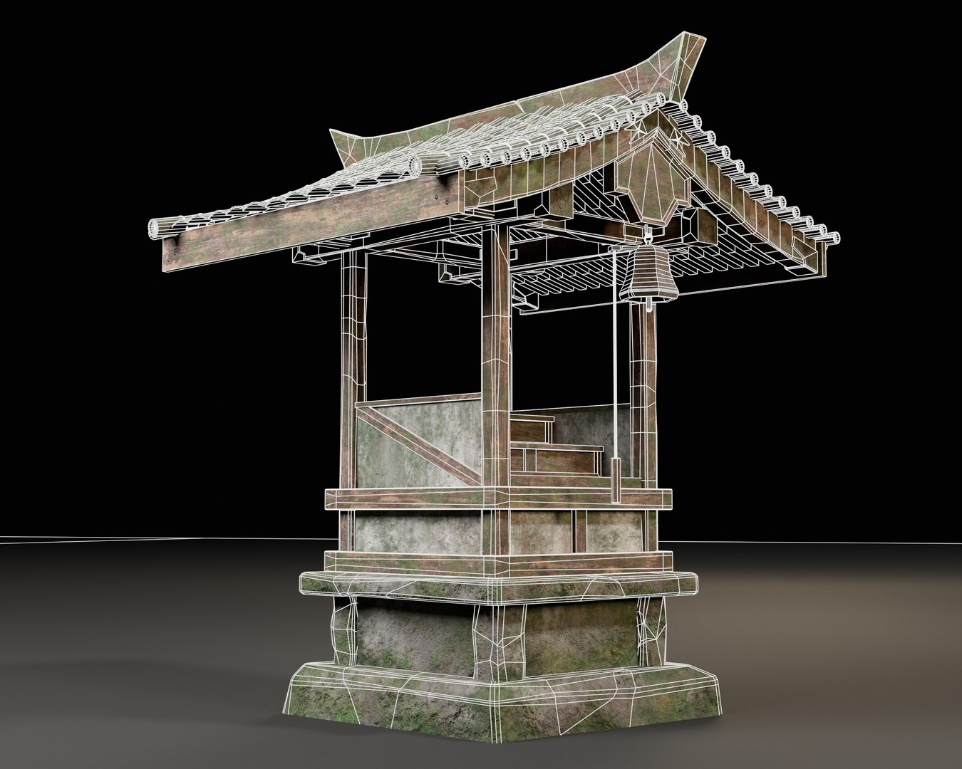 Japanese Shrine 3D Model - TurboSquid 2355146