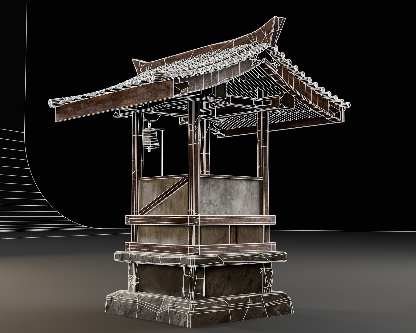 Japanese Shrine 3D Model - TurboSquid 2355146