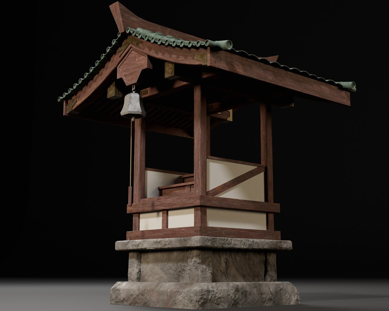 Japanese Shrine 3D Model - TurboSquid 2355146