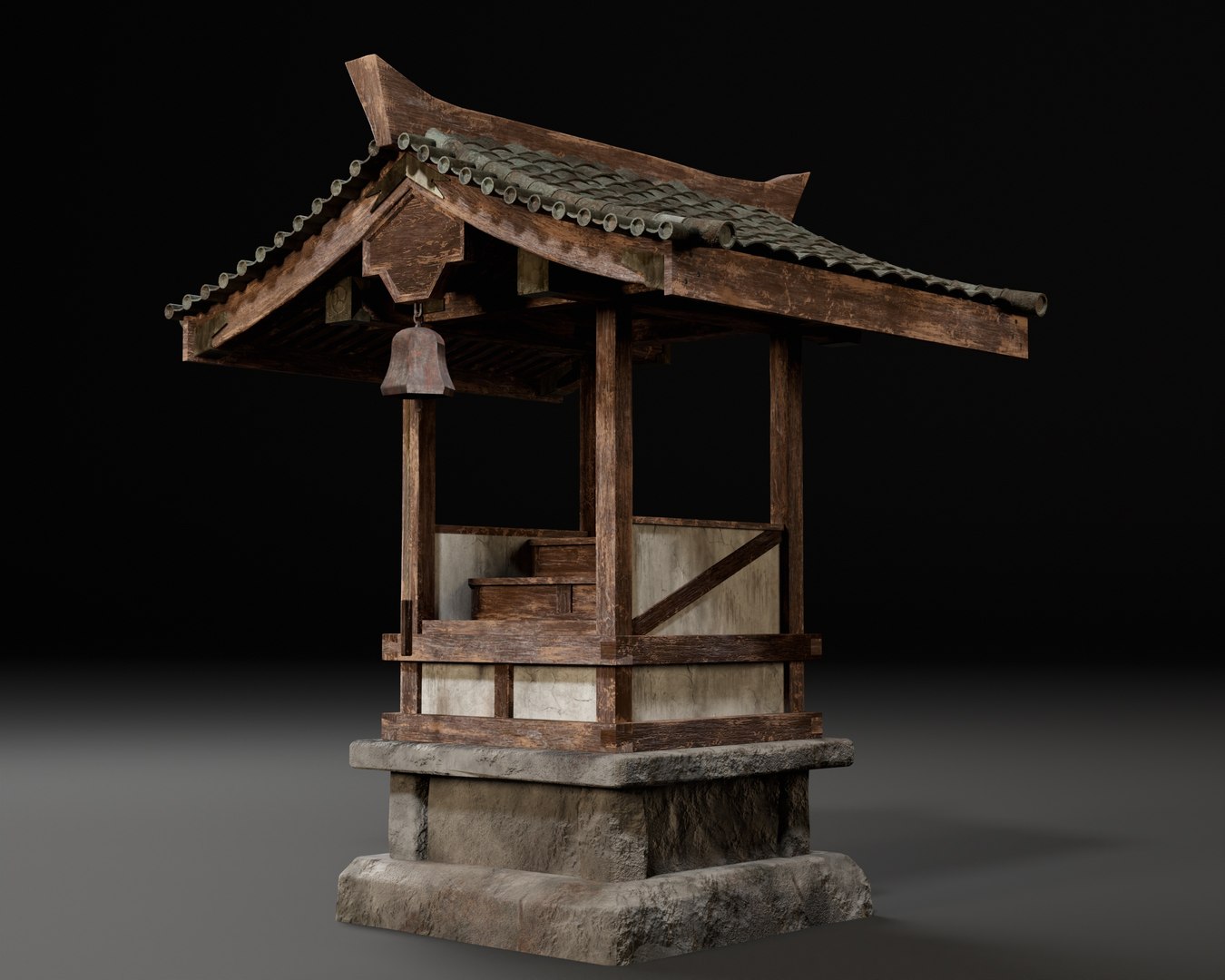 Japanese Shrine 3D Model - TurboSquid 2355146