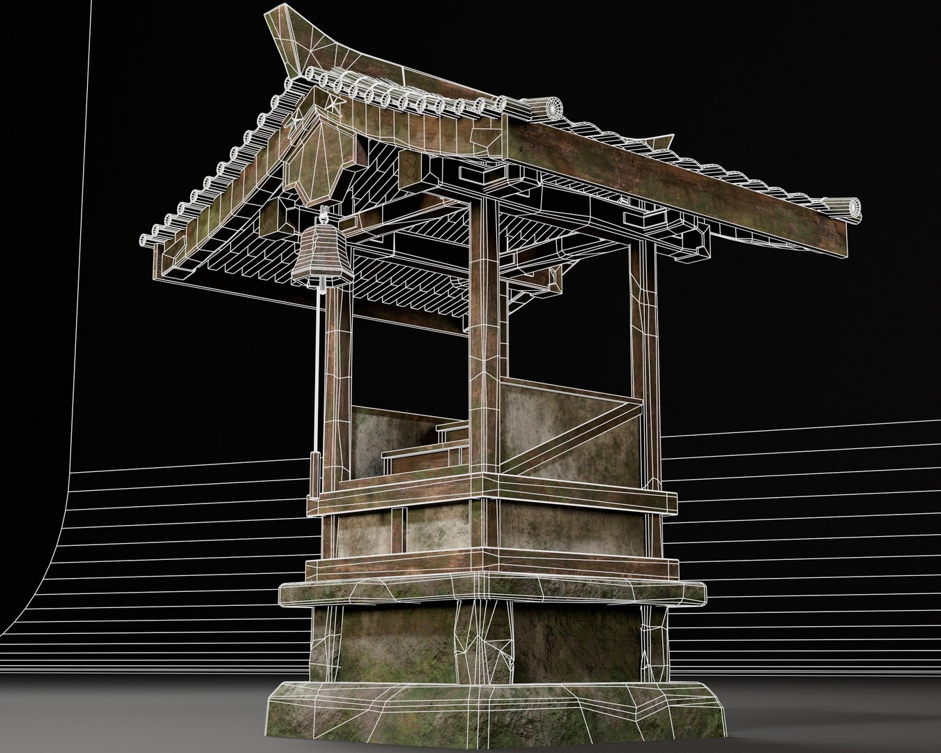 Japanese Shrine 3D Model - TurboSquid 2355146