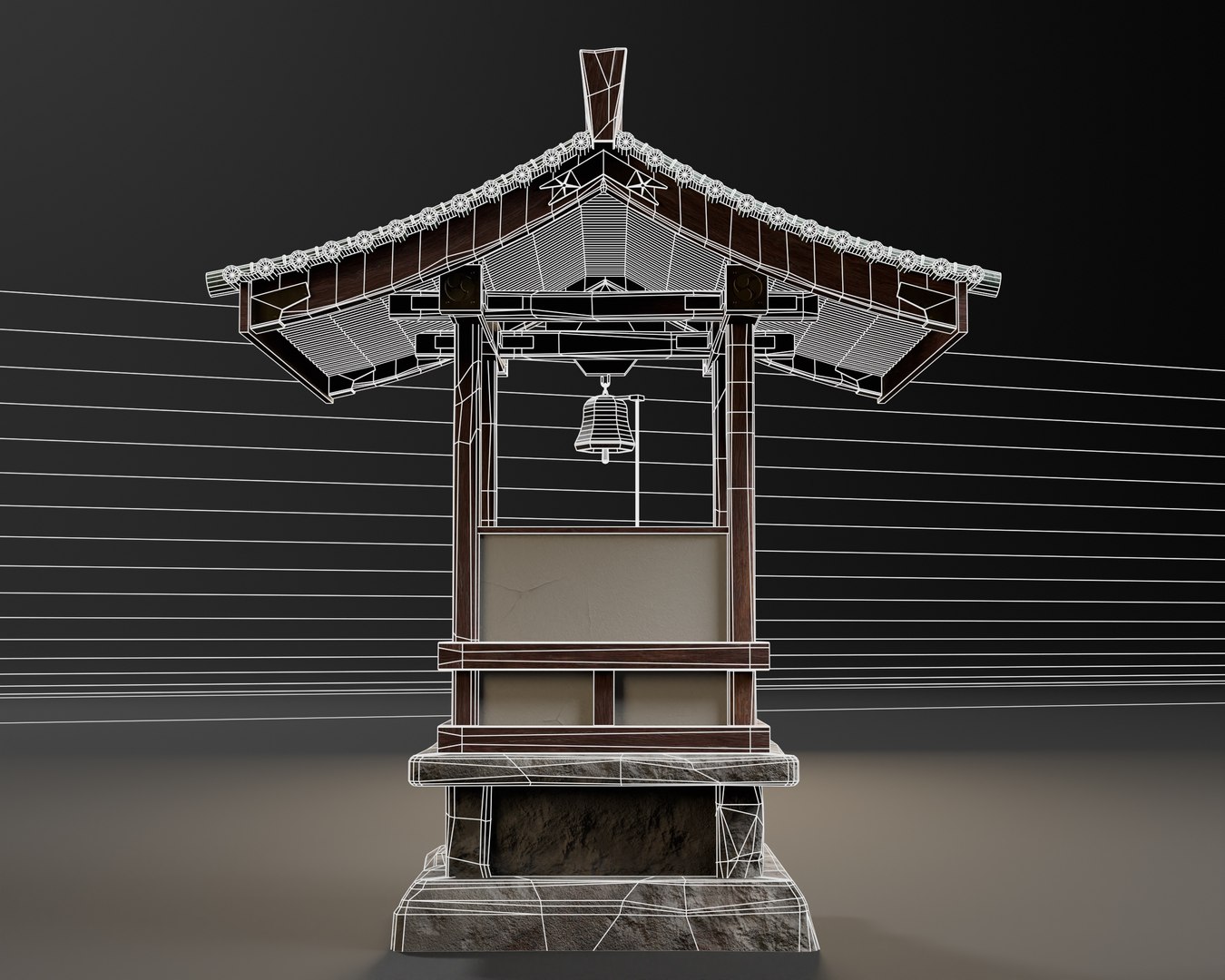 Japanese Shrine 3D Model - TurboSquid 2355146