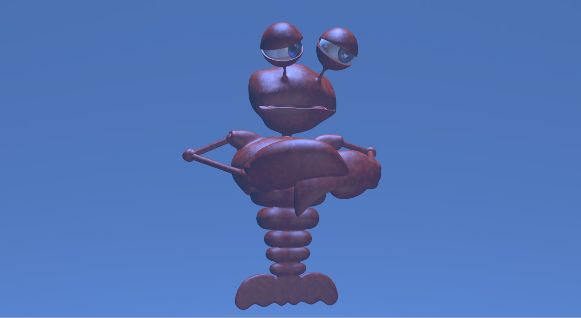 Lobster Cartoon Rigged 3D Model - TurboSquid 1740662