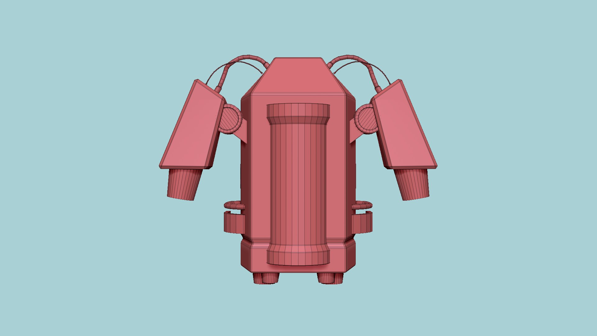 Jetpack G01 White Copper - SciFi Character Design 3D Model - TurboSquid ...