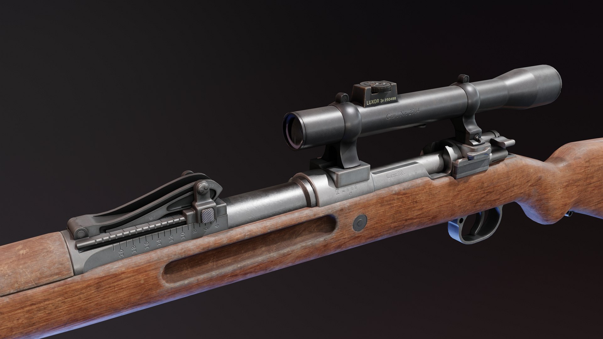 Gewehr 98 3D Model - TurboSquid 2325642