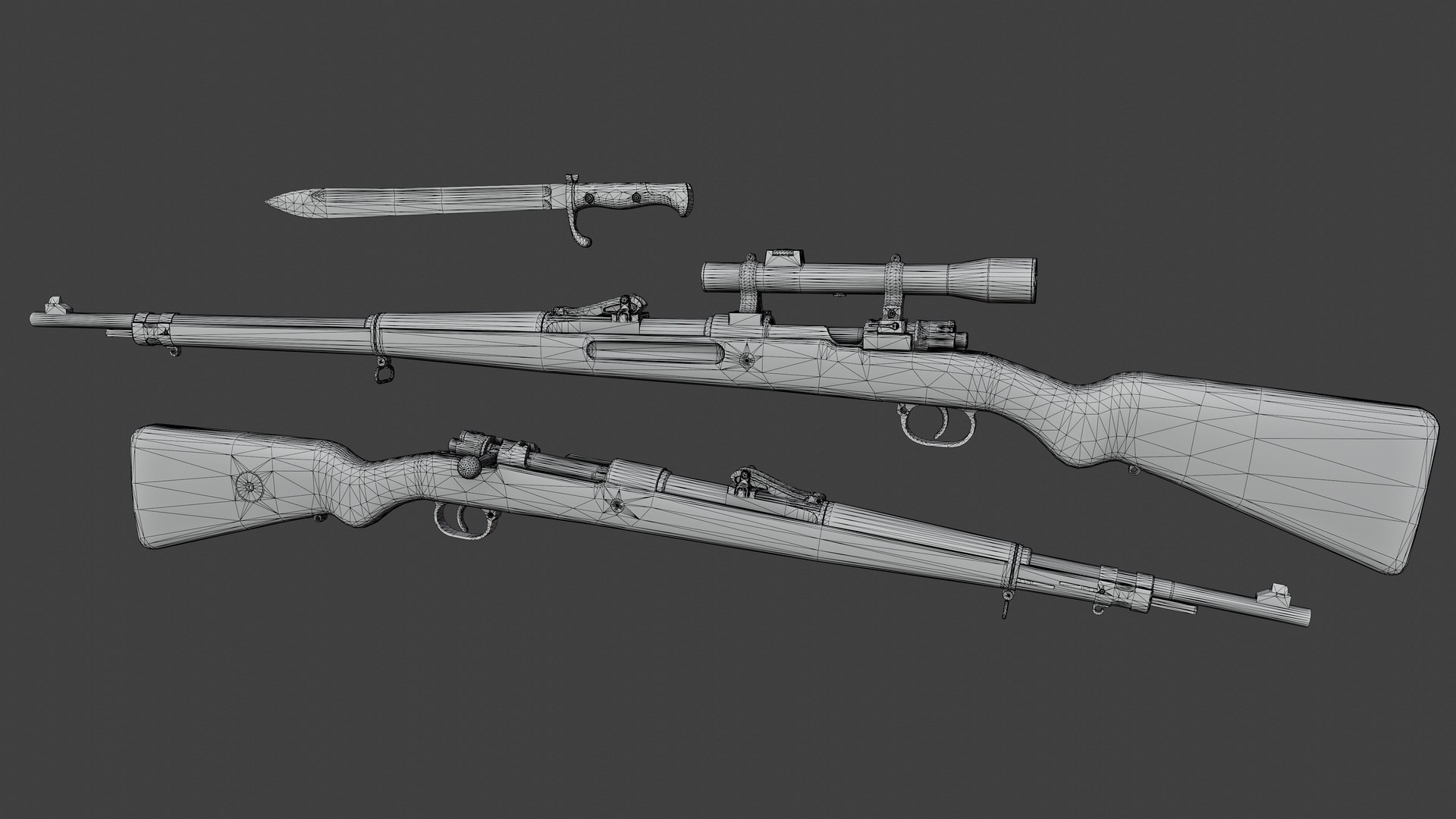 Gewehr 98 3D Model - TurboSquid 2325642