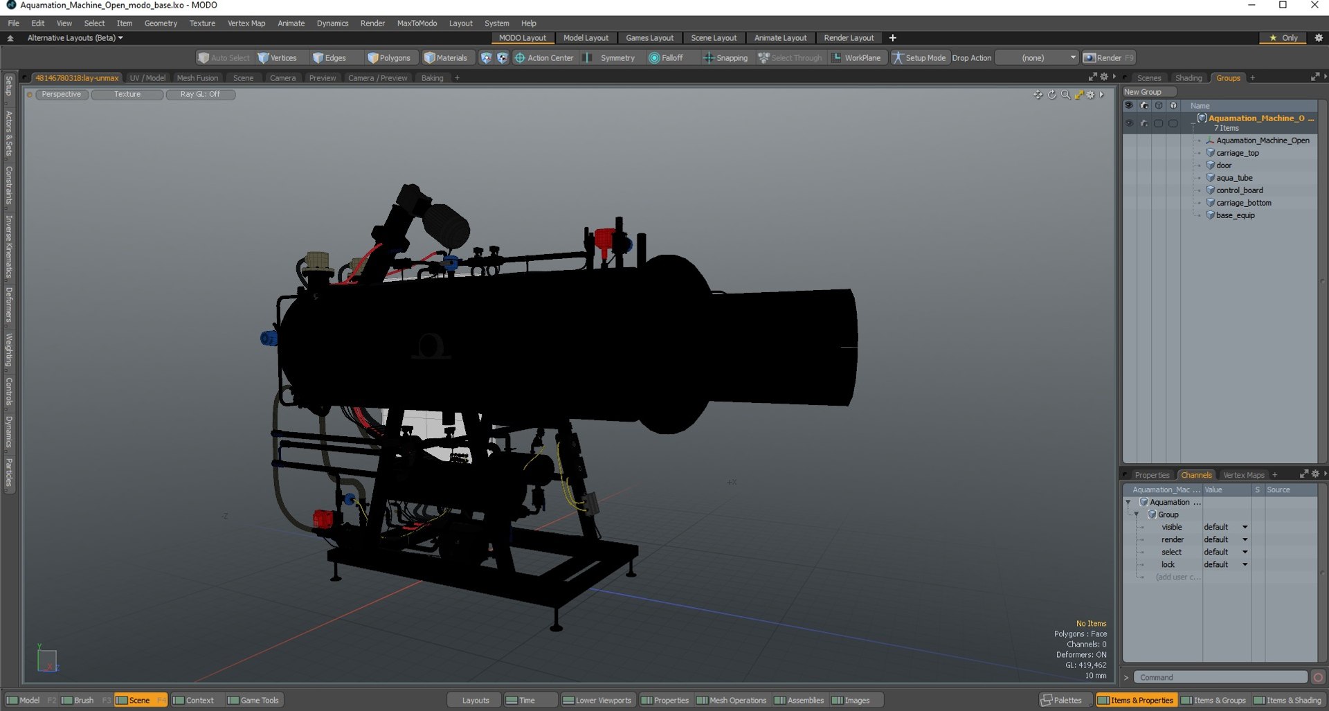 Aquamation Machine Open 3D model - TurboSquid 2155481