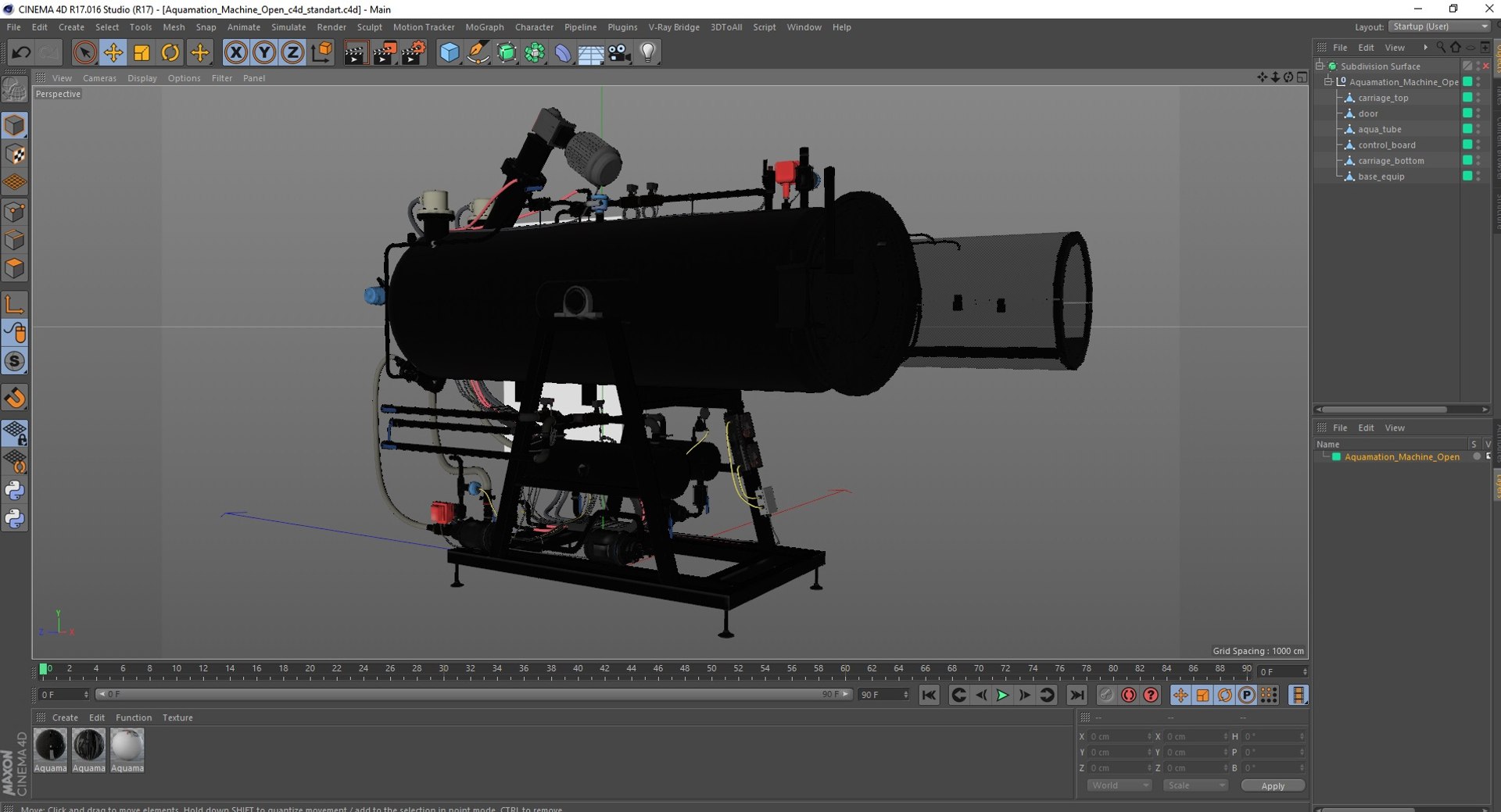 Aquamation Machine Open 3D model - TurboSquid 2155481