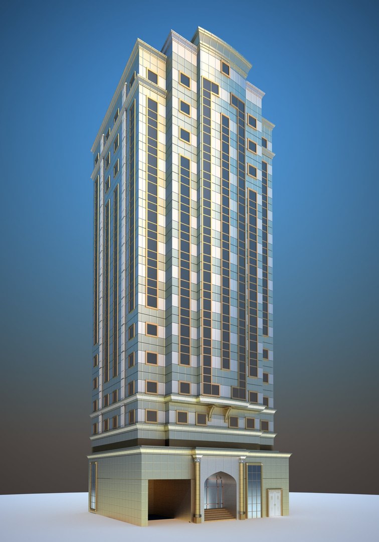 Hotel Building 3d Max