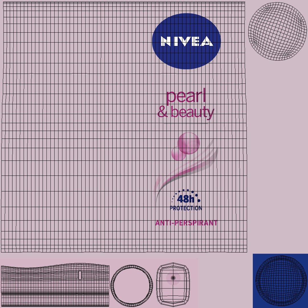 3D Deodorant Spray Set Model - TurboSquid 1695875