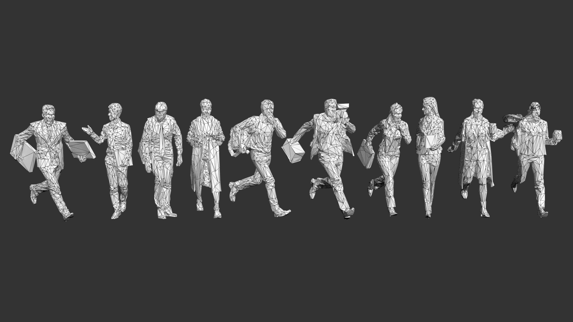 Character Pack - Office Rush 250507 Model - TurboSquid 2403646