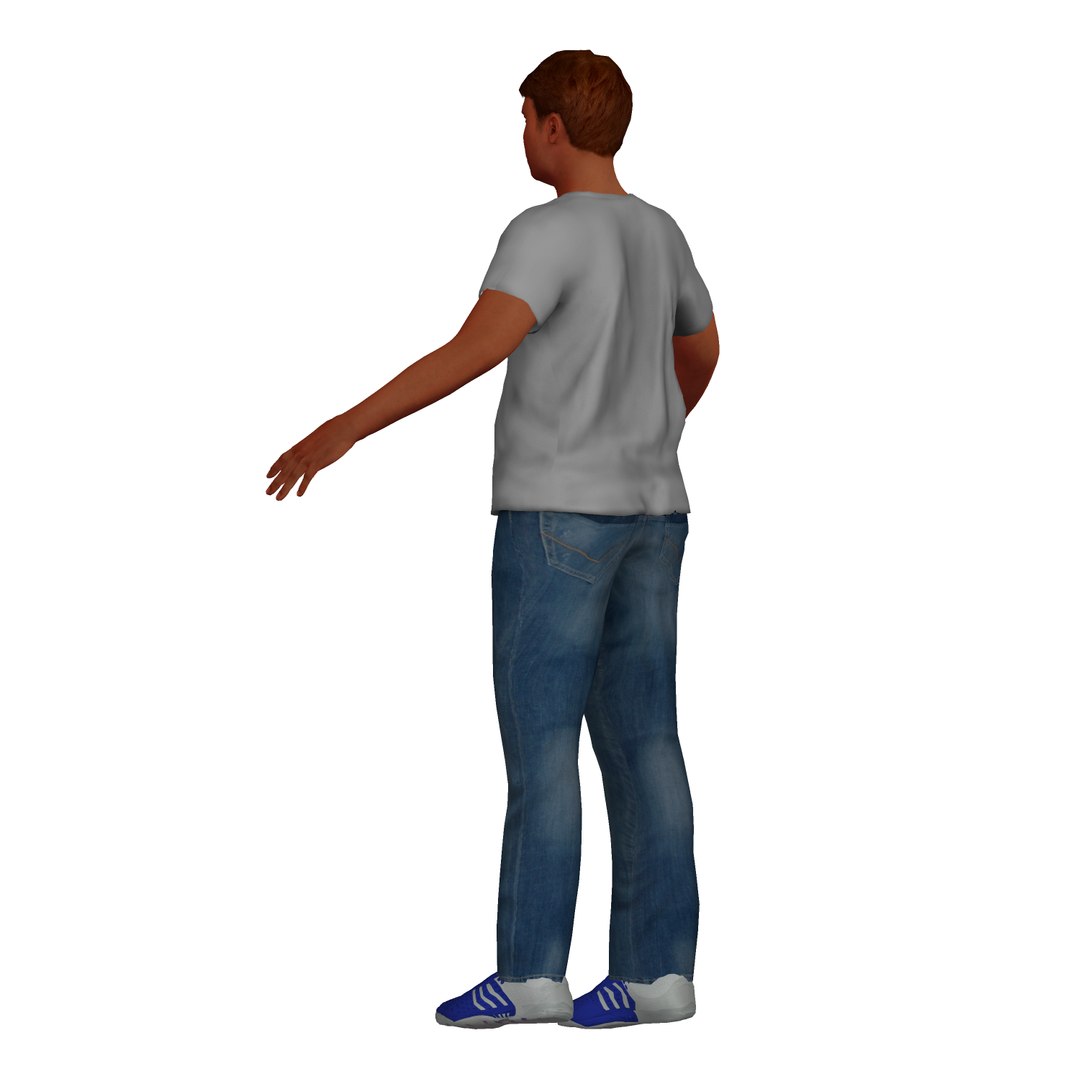3D chubby man character model - TurboSquid 1661779