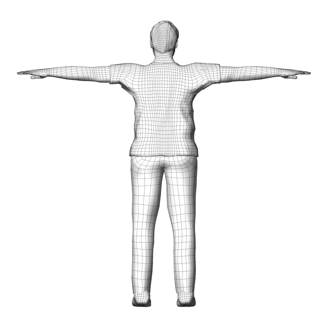 3D chubby man character model - TurboSquid 1661779