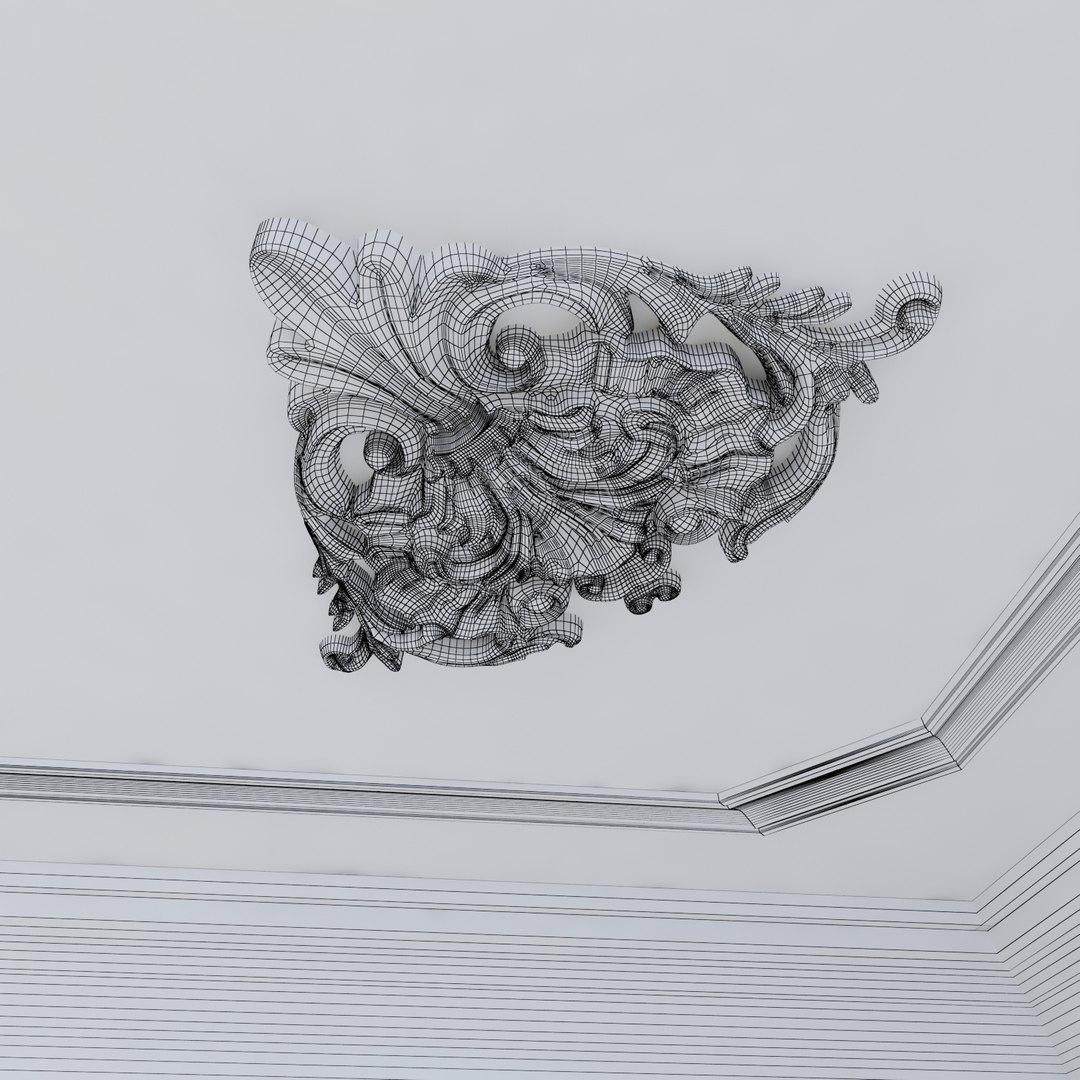 3D ceiling element model - TurboSquid 1832281