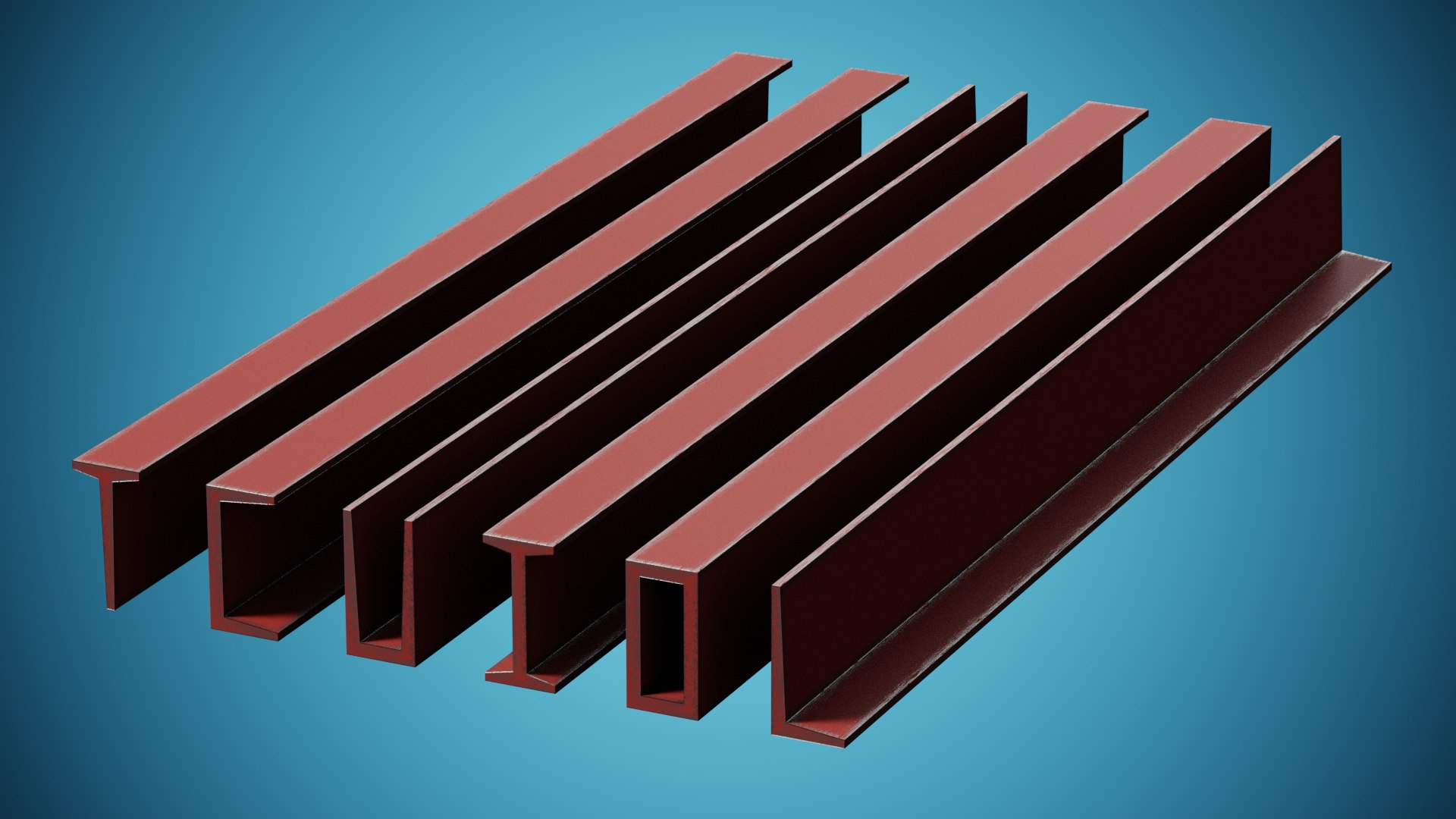 Beams Building 3D Model - TurboSquid 1585964