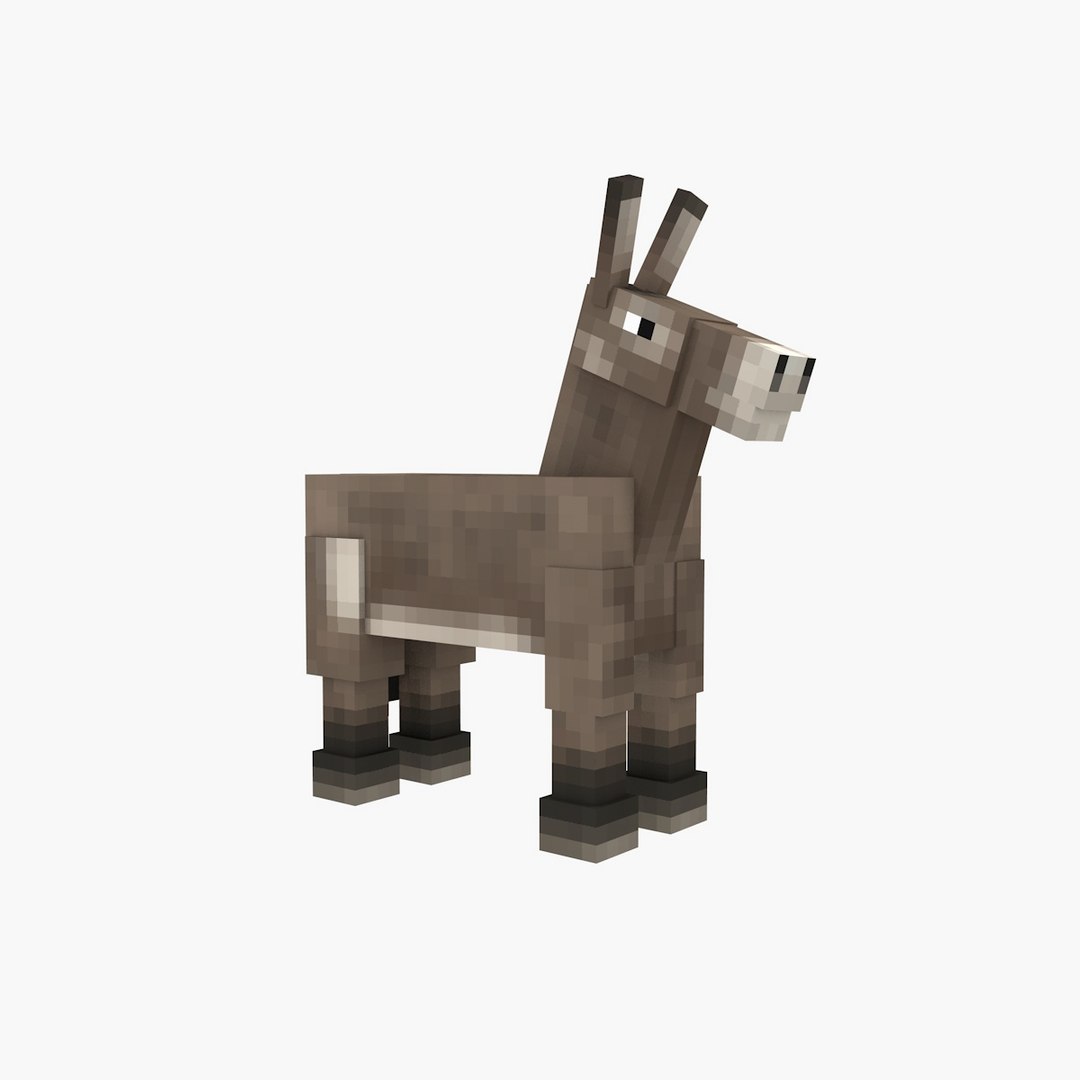 Donkey Minecraft3Dモデル - TurboSquid 2020353