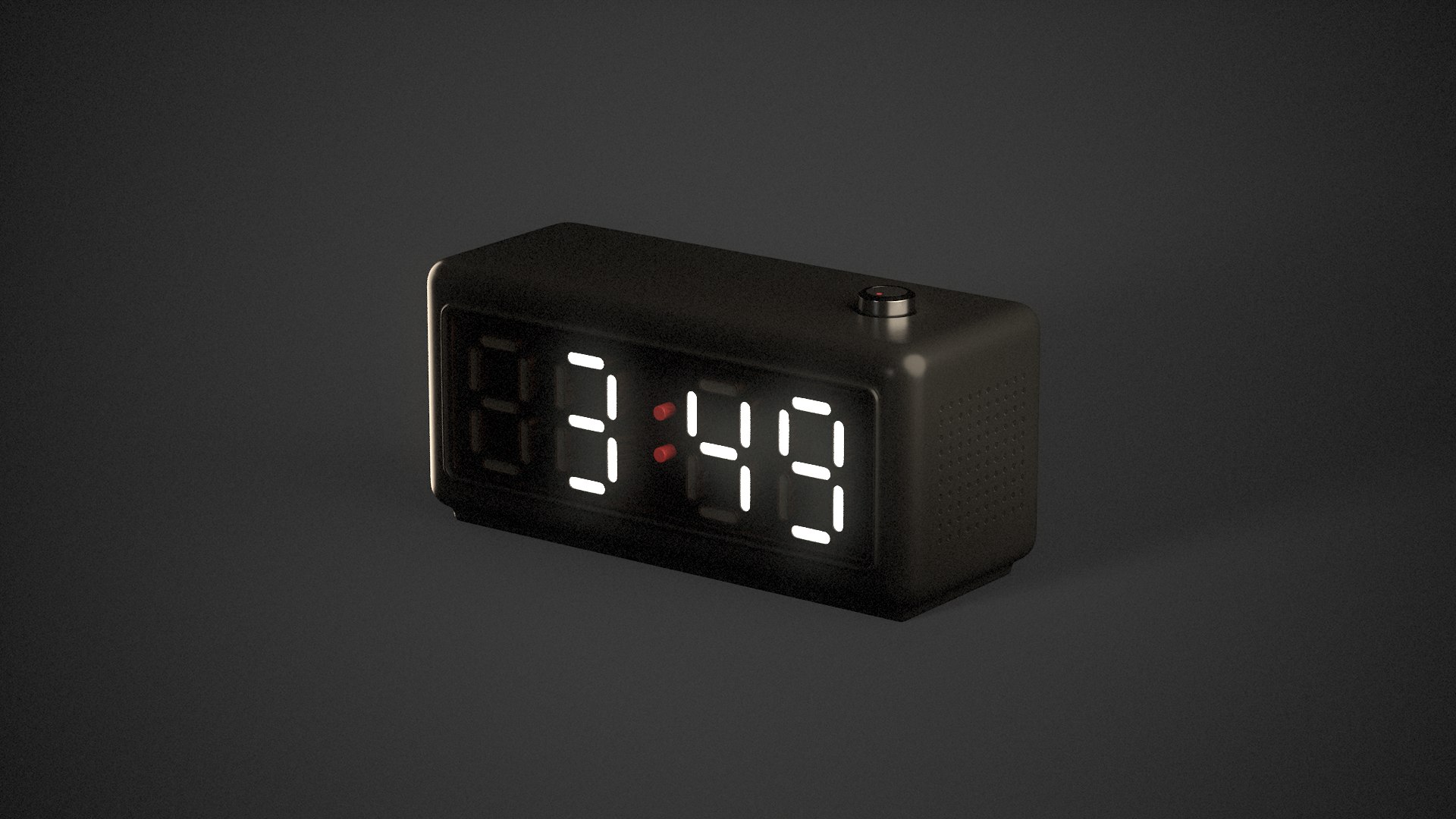 Digital Alarm Clock 3D Model - TurboSquid 2350155