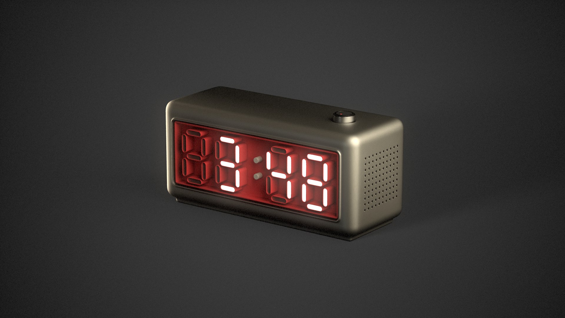 Digital Alarm Clock 3D Model - TurboSquid 2350155