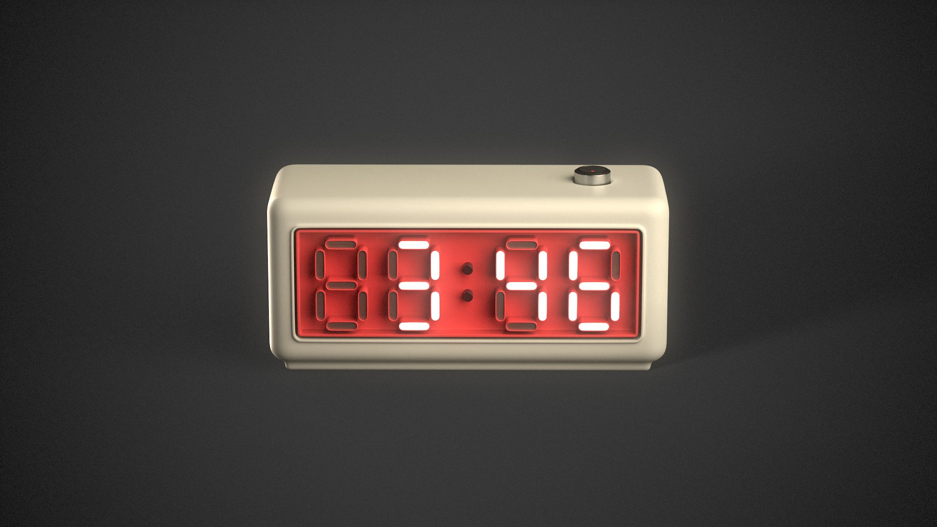 Digital Alarm Clock 3D Model - TurboSquid 2350155