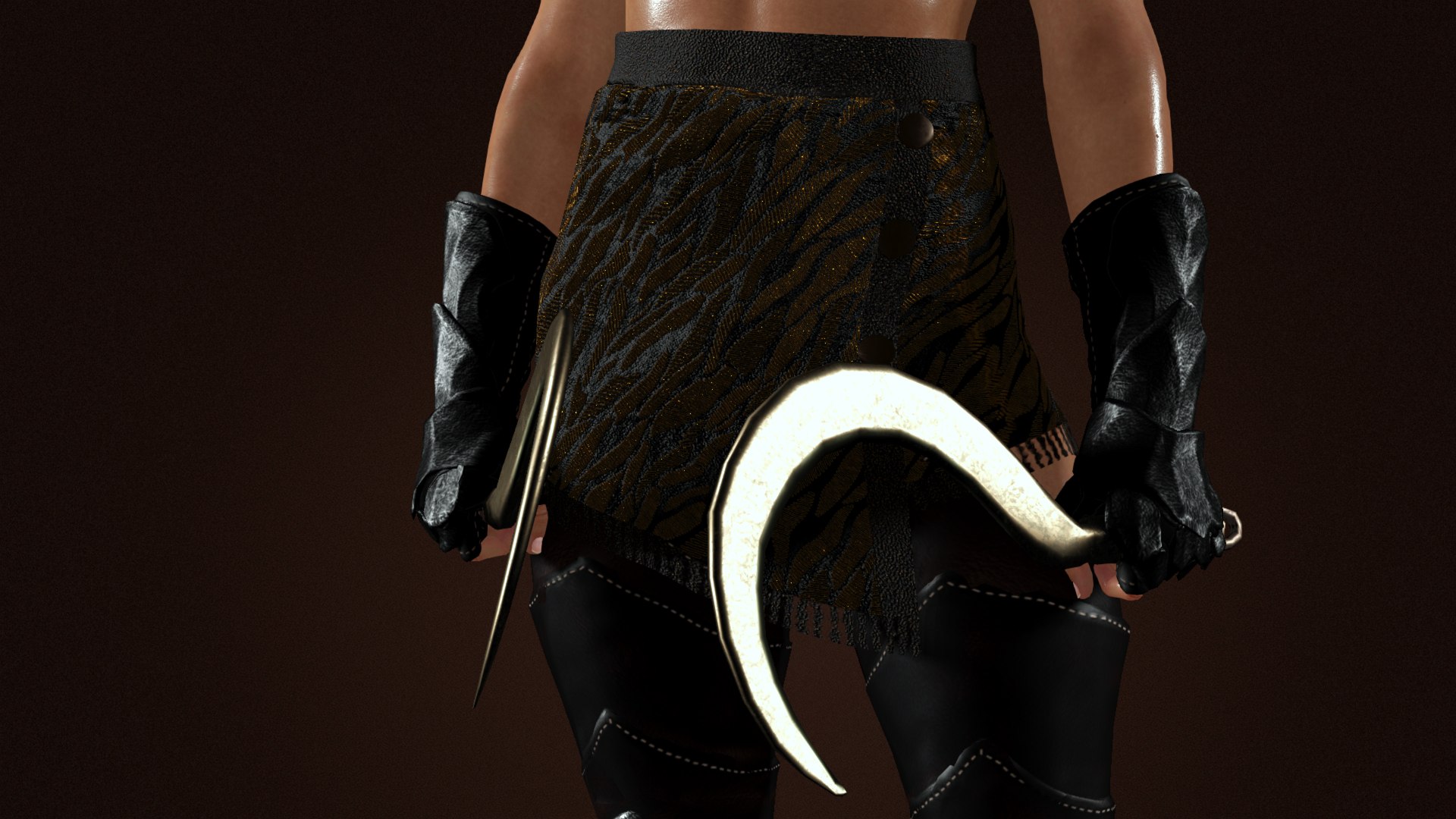 Female Anubite Warrior 3D Model - TurboSquid 2344913