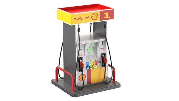3D Full Detailed Shell Gas Station Collection - TurboSquid 2038094