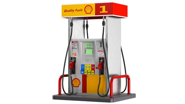 Coleção completa e detalhada de postos de gasolina Shell Modelo 3D ...