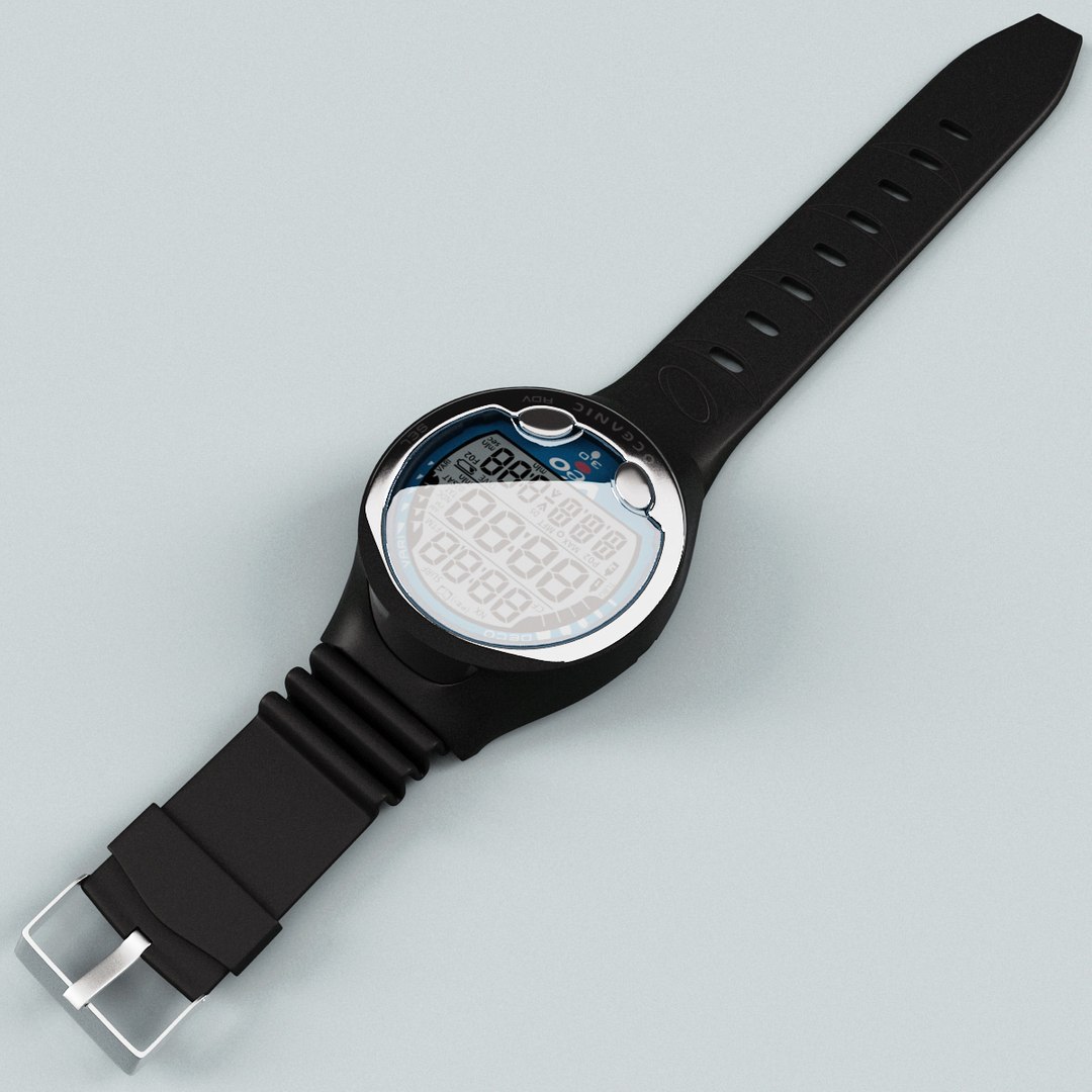 3d Wrist Dive Computer Oceanic Model
