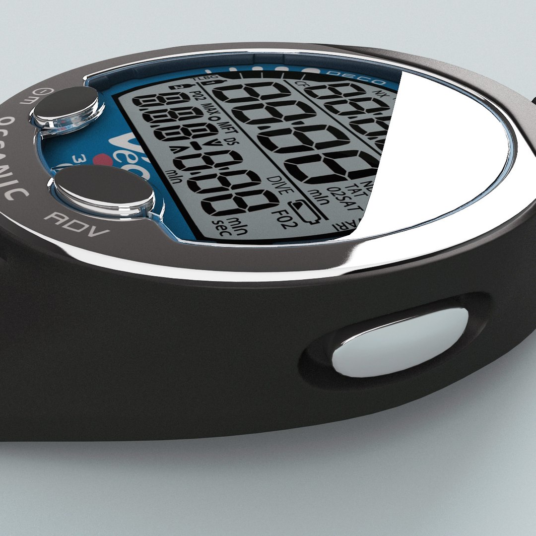 3d Wrist Dive Computer Oceanic Model