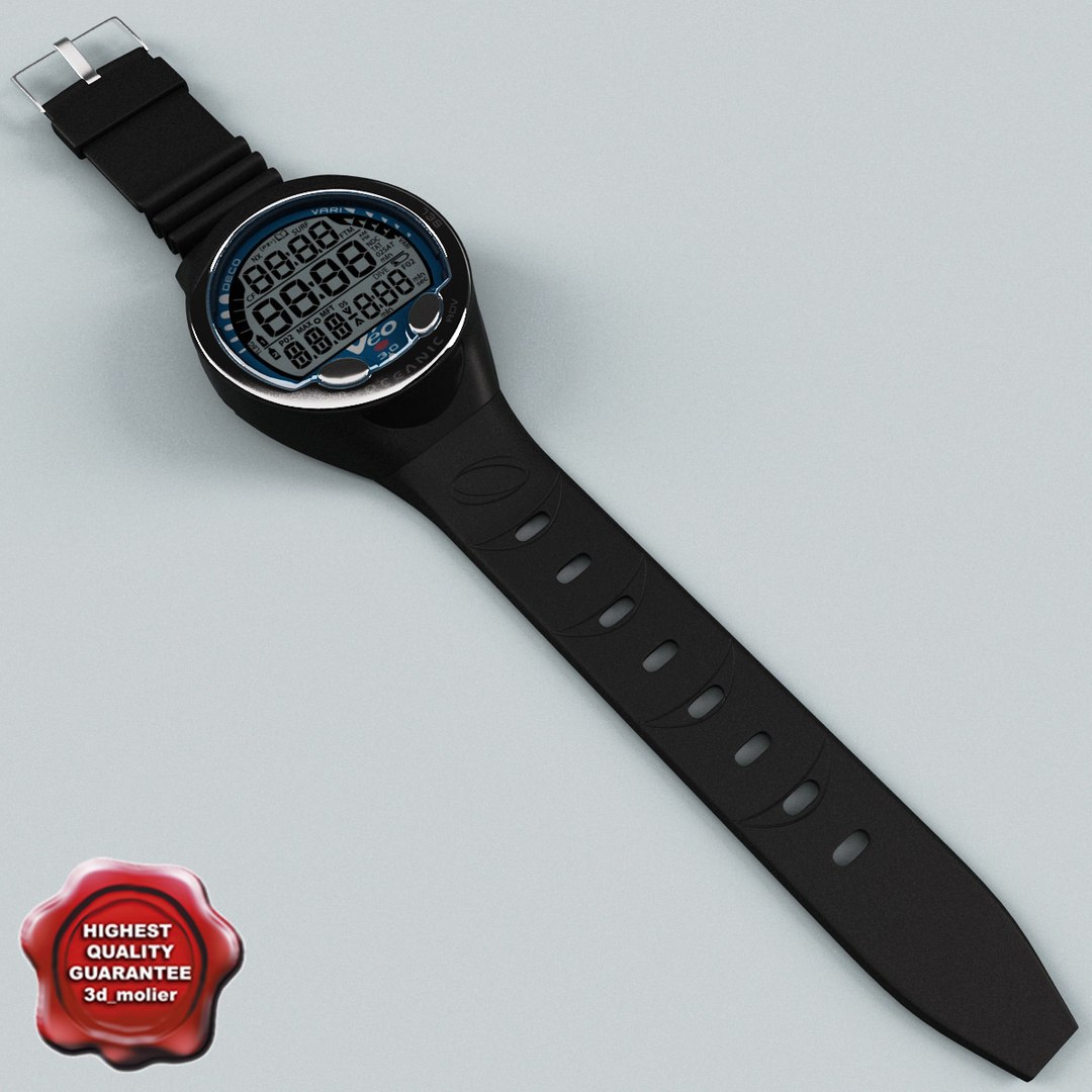3d Wrist Dive Computer Oceanic Model