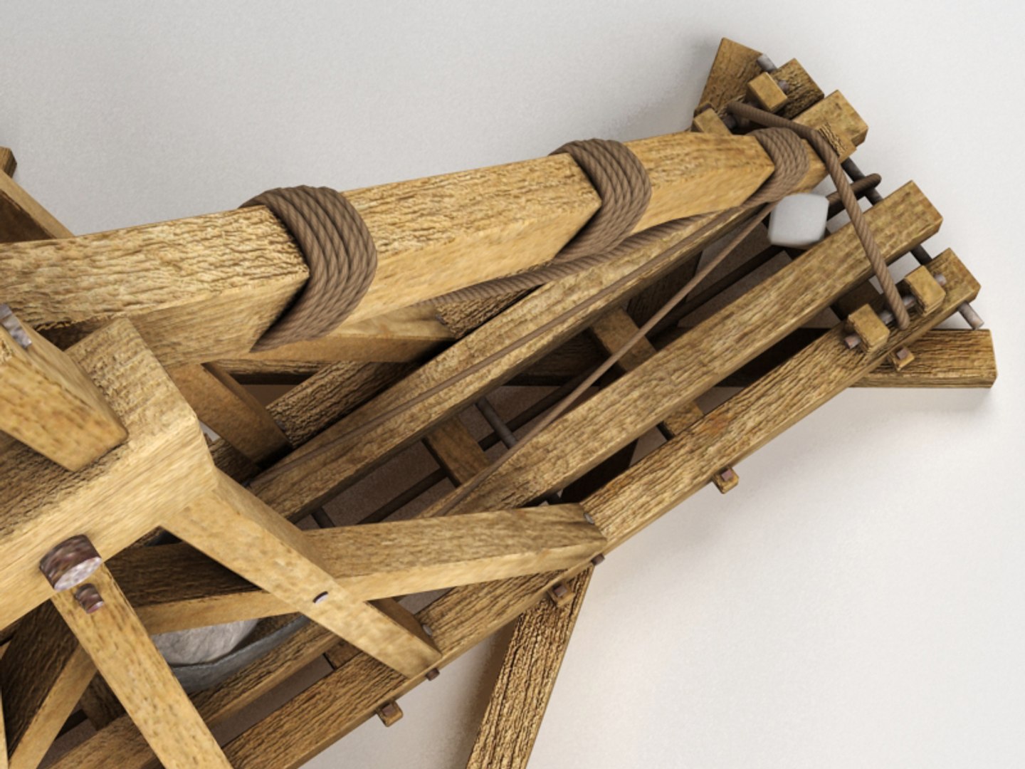 3d Old Trebuchet Model
