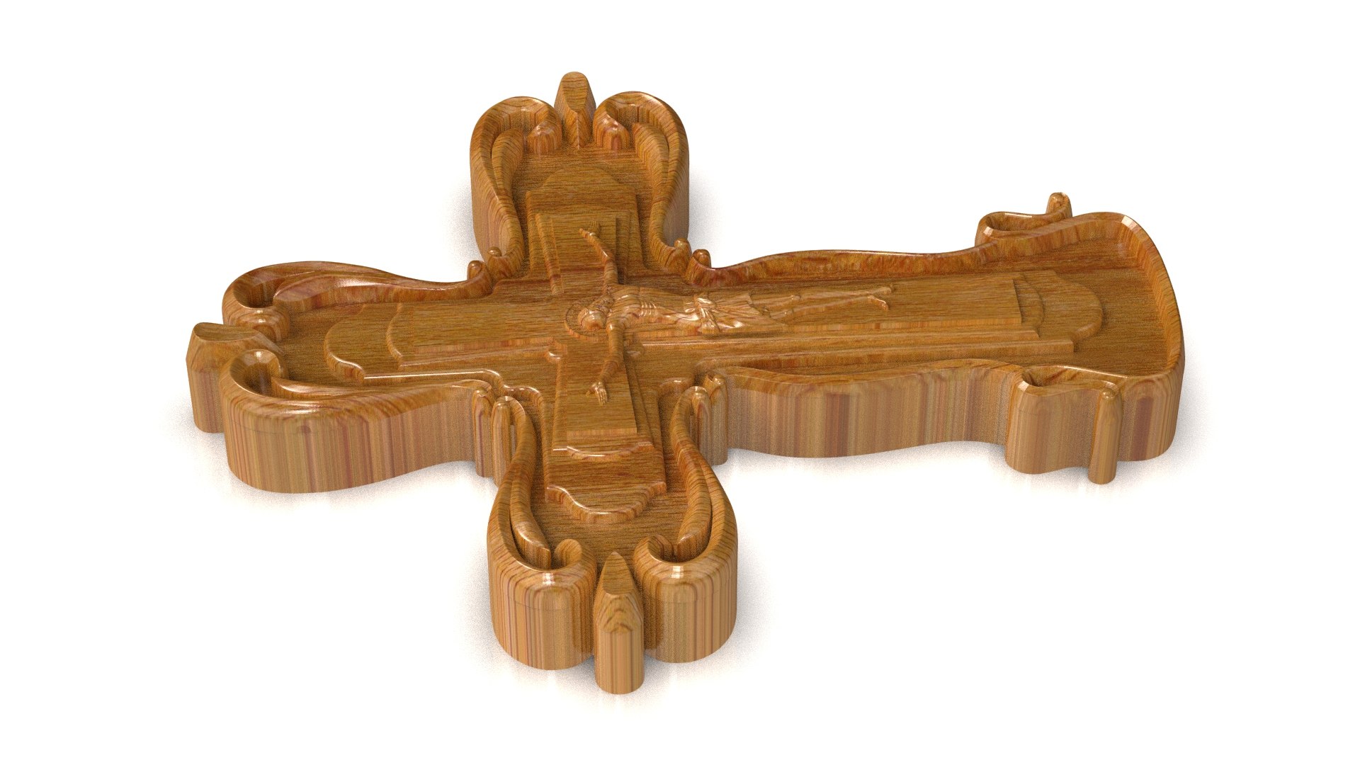 3D cross relief art model - TurboSquid 1682912
