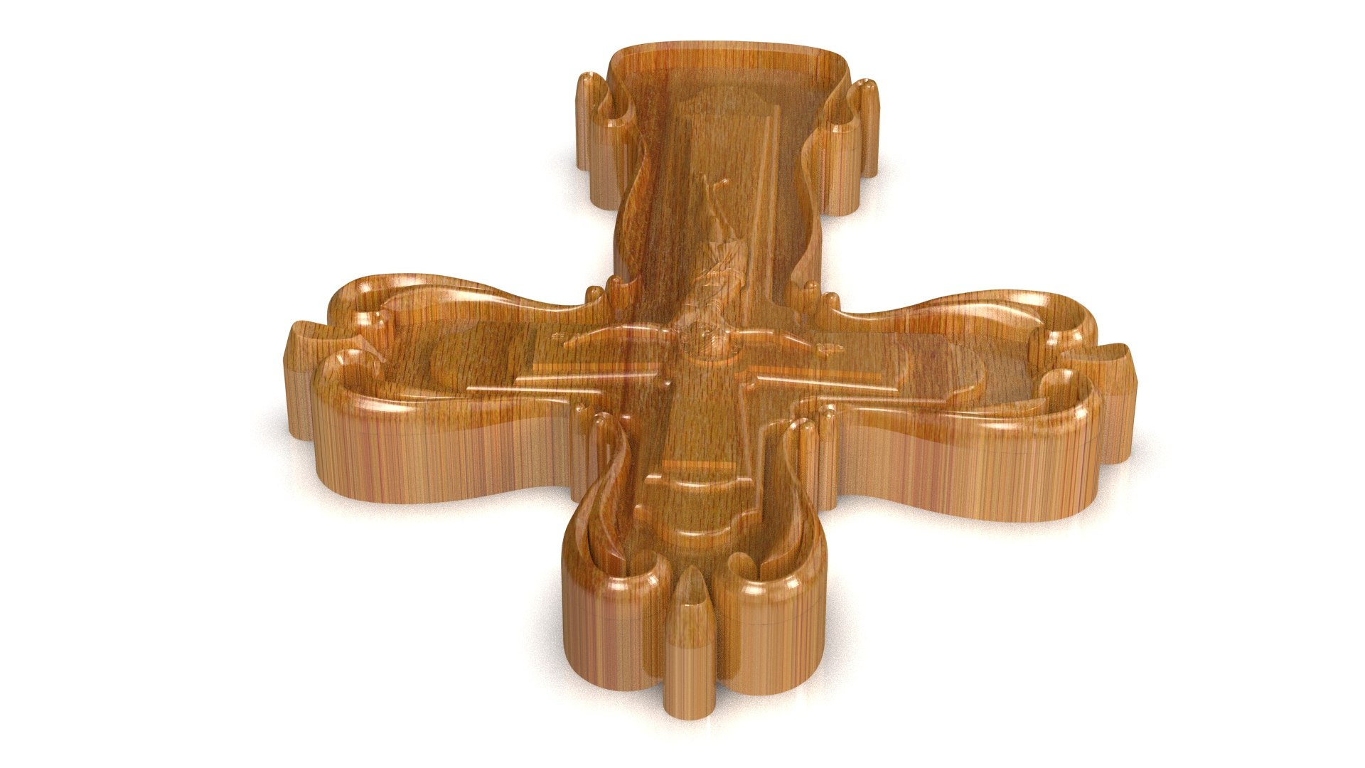 3D cross relief art model - TurboSquid 1682912