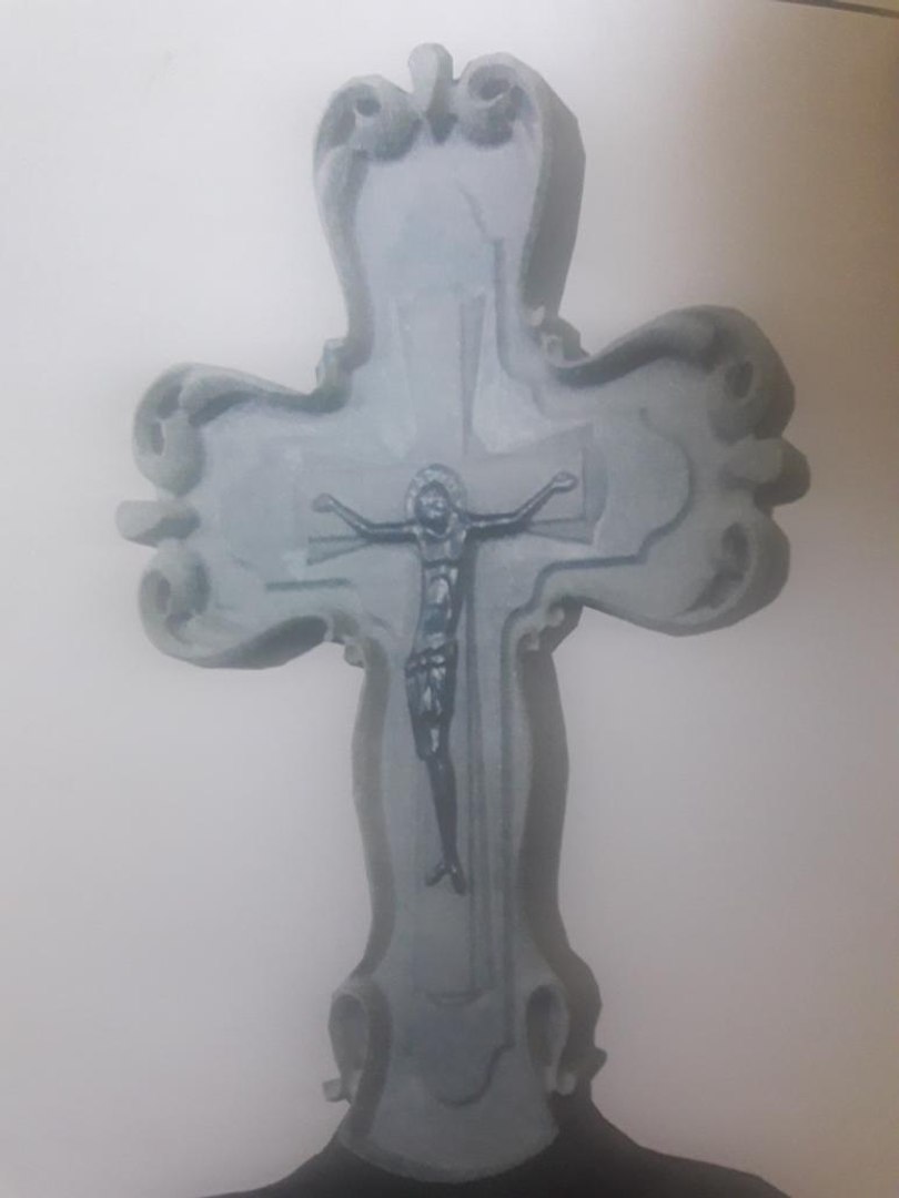 3D cross relief art model - TurboSquid 1682912