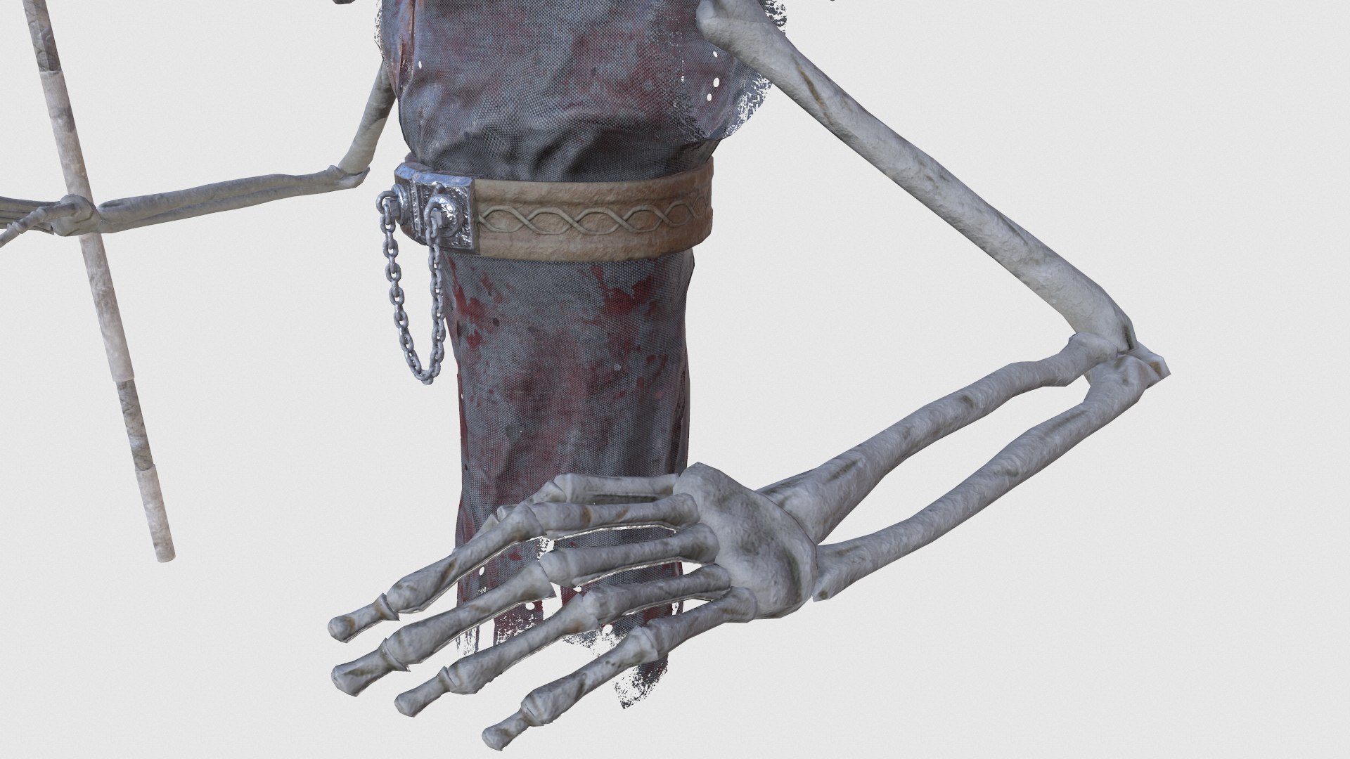 3D rigged ghost character model - TurboSquid 1231317