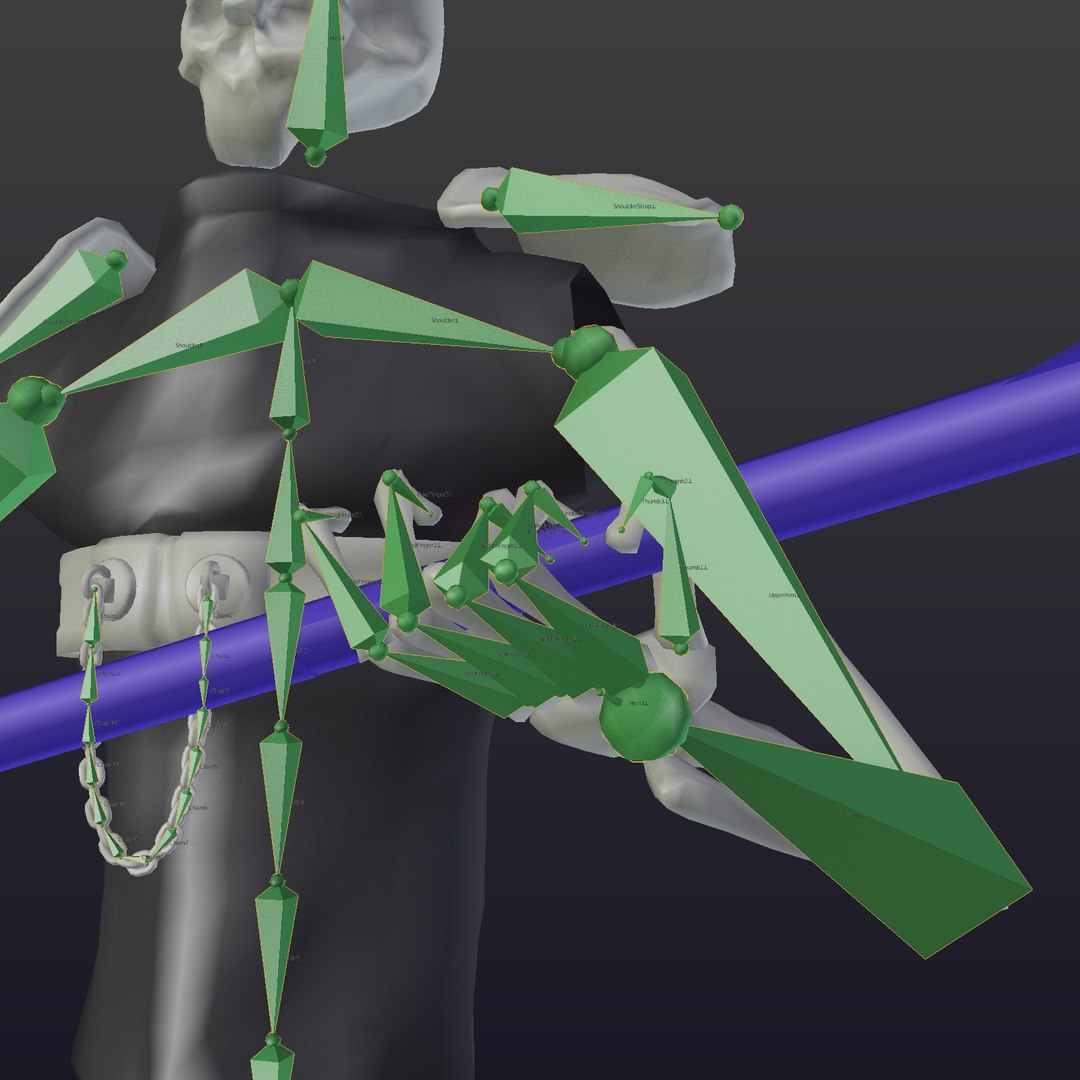 3D rigged ghost character model - TurboSquid 1231317