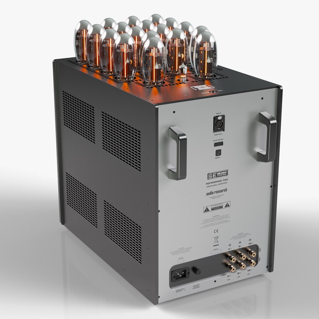 Audio Research Reference 750 SEL Black 3D model - TurboSquid 2007981