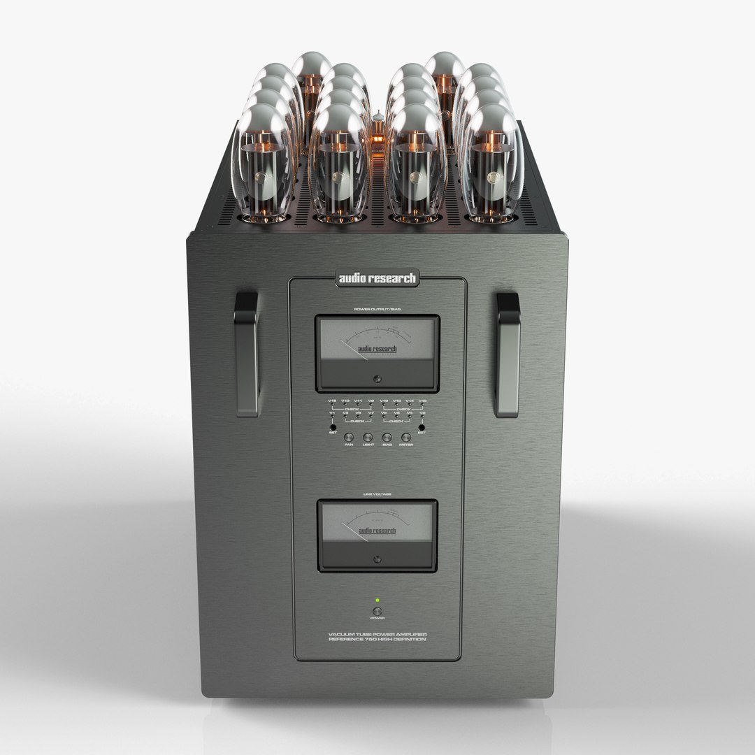 Audio Research Reference 750 SEL Black 3D model - TurboSquid 2007981