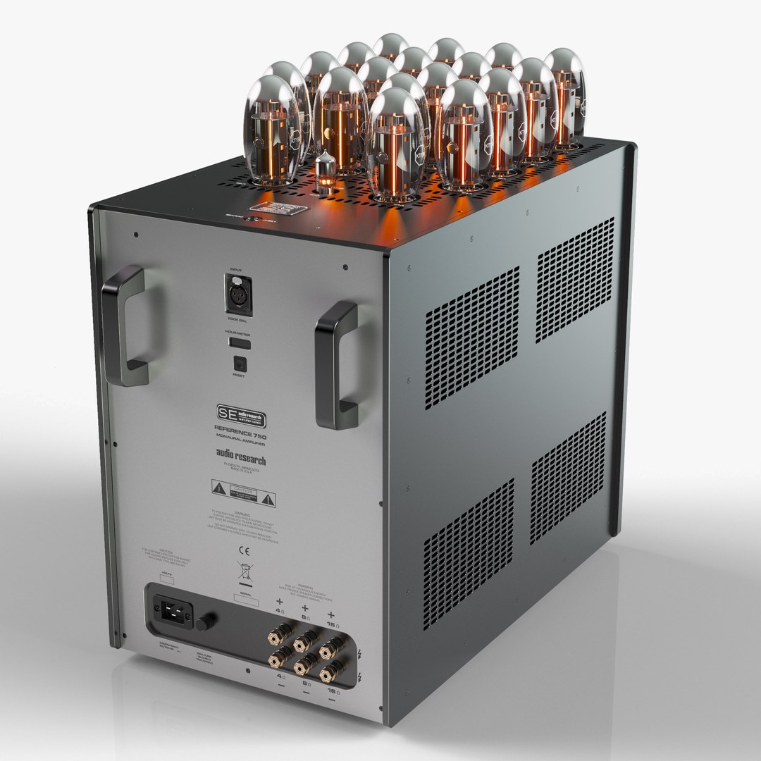 Audio Research Reference 750 SEL Black 3D model - TurboSquid 2007981