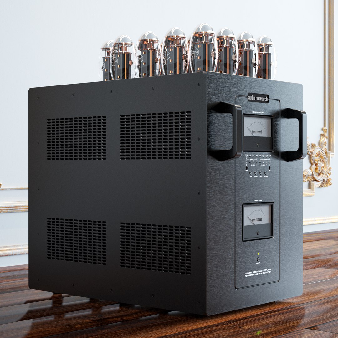 Audio Research Reference 750 SEL Black 3D model - TurboSquid 2007981