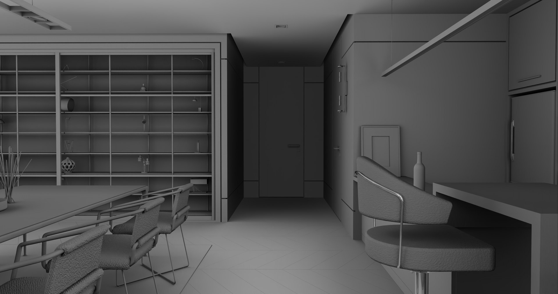 Modern Living - B3 3D Model - TurboSquid 1751066