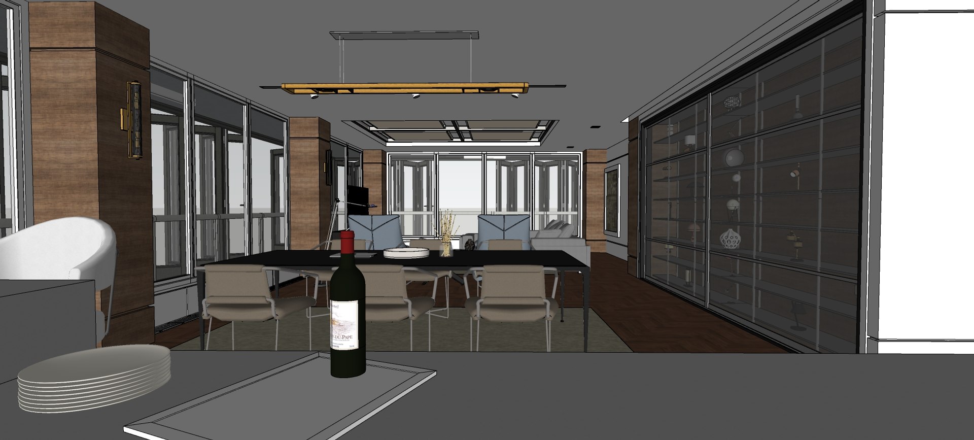 Modern living - B3 3D model - TurboSquid 1751066