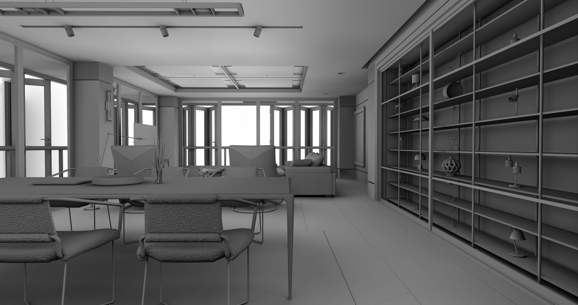 Modern living - B3 3D model - TurboSquid 1751066