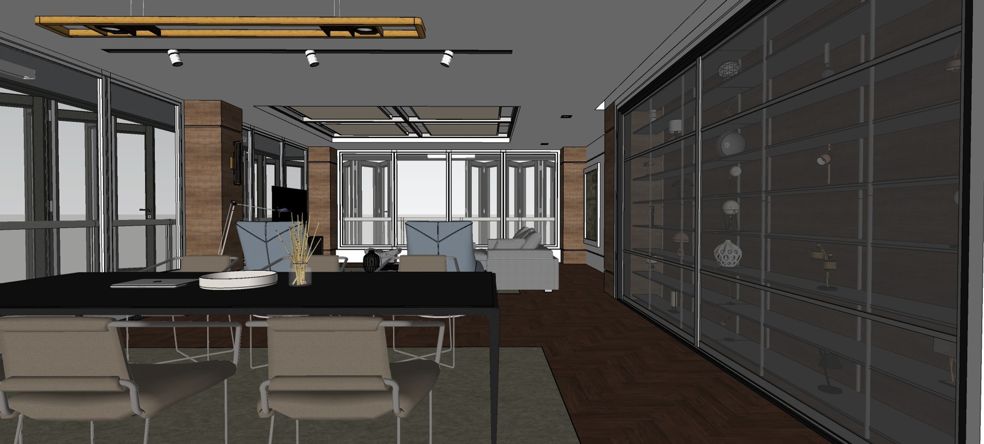 Modern living - B3 3D model - TurboSquid 1751066