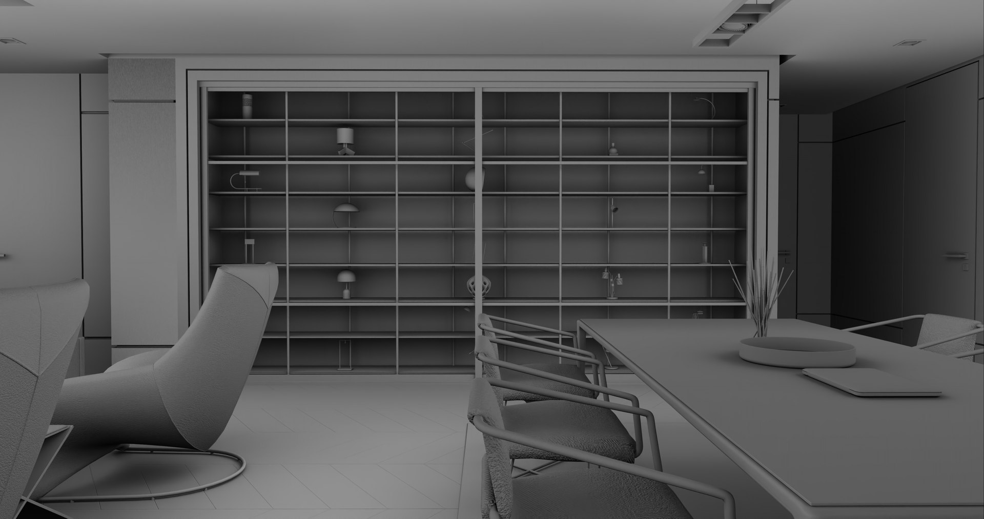 Modern Living - B3 3D Model - TurboSquid 1751066