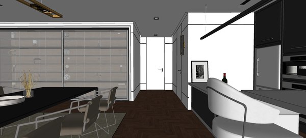 Modern living - B3 3D model - TurboSquid 1751066